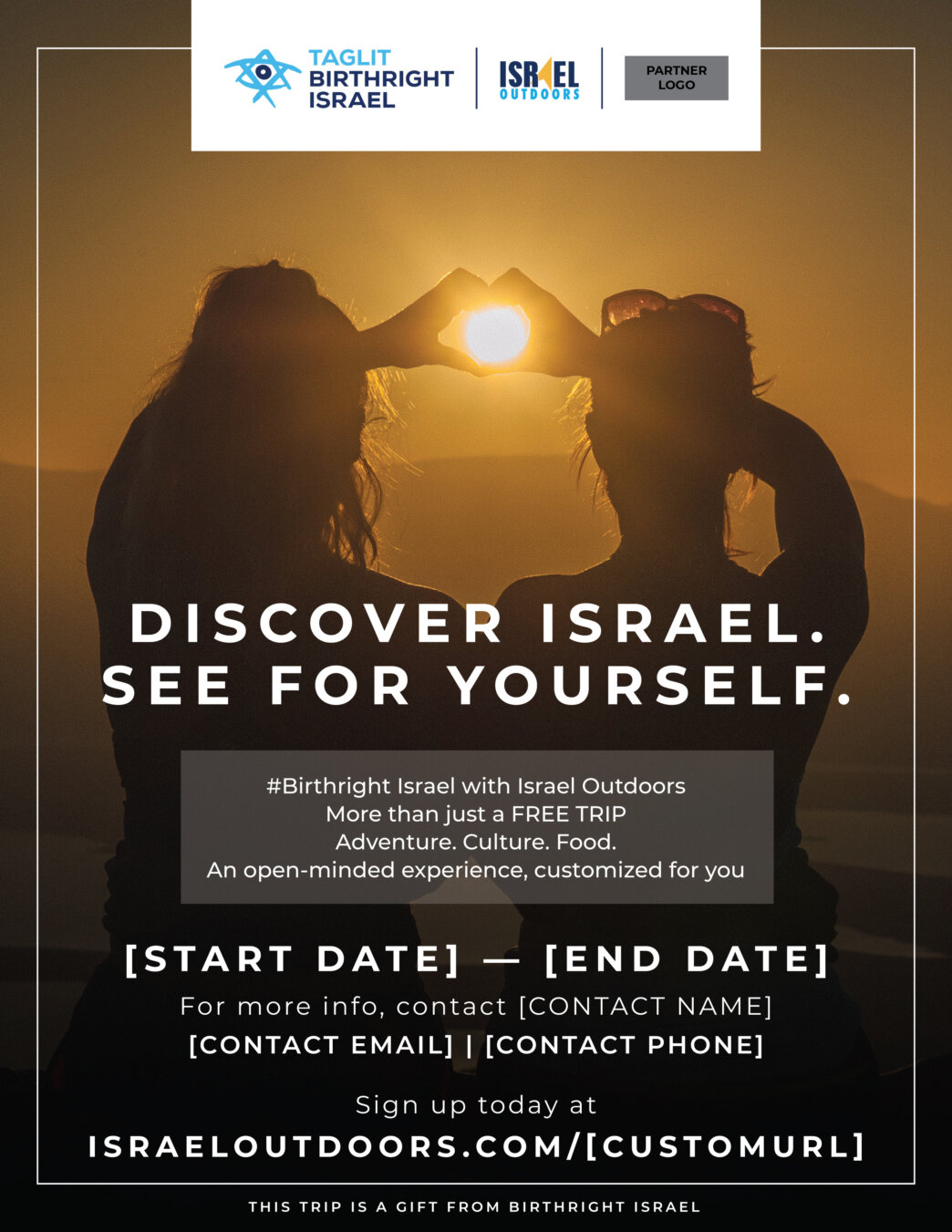 Print Templates & Marketing Assets - Israel Outdoors